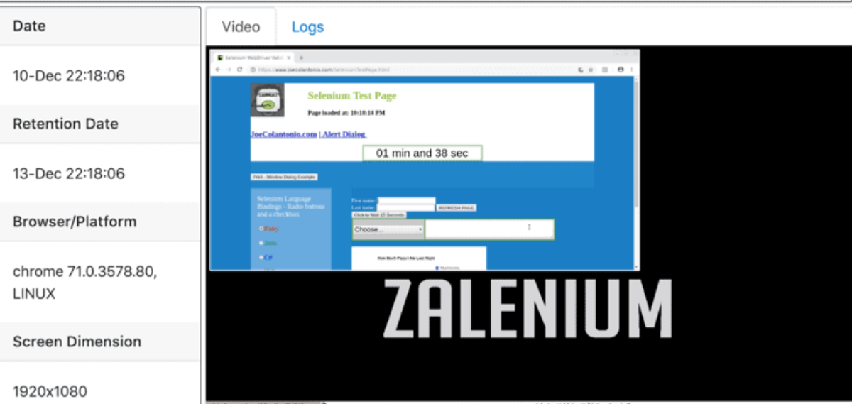 How To Get Started With Zalenium Docker Grid (Video)